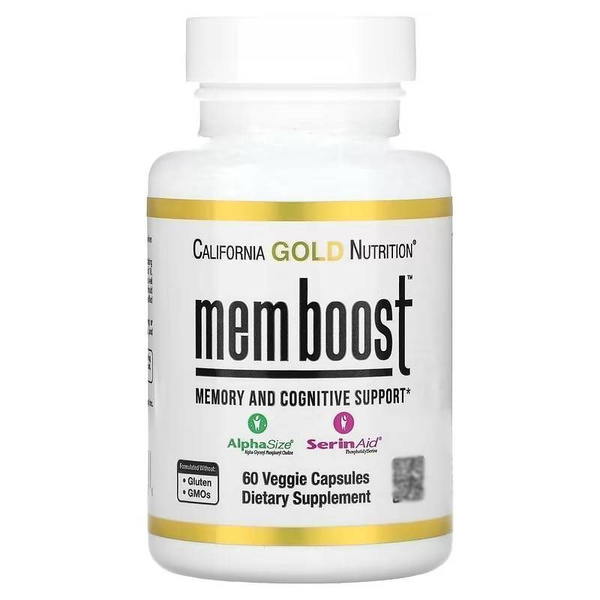 MEM Boost для поддержки памяти и когнитивных функций, 60 растительных ...