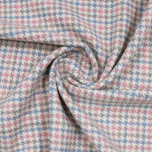 Пальтовая ткань разноцветная гусиные лапки - купить с доставкой по ...