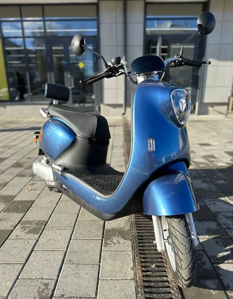 Скутер электрический YADEA M6 (синий) - купить с доставкой по выгодным ...