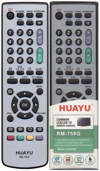 Пульт ДУ HUAYU RM-758G - купить по выгодной цене в интернет-магазине OZON (1330698624)