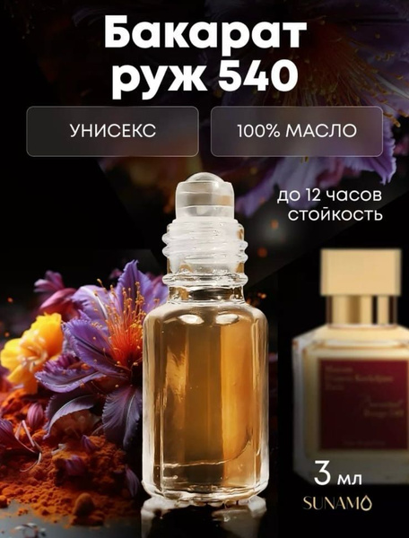 Baccarat Rouge 540 Духи-масло 3 мл - купить с доставкой по выгодным ...
