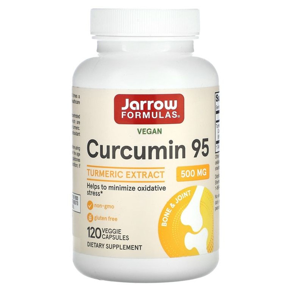 Curcumin, Куркумин 95, 500 мг, 120 растительных капсул - купить с ...