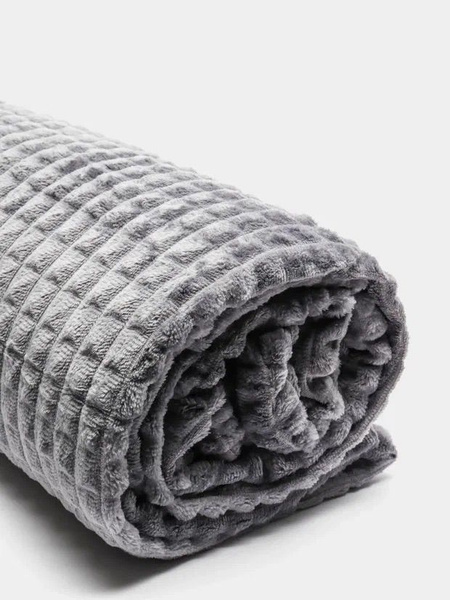 Плед 200х180 см, Флис - купить в интернет-магазине OZON с доставкой по ...