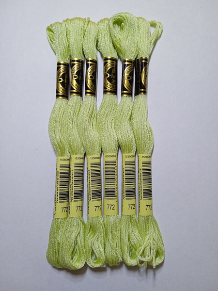 Мулине DMC (Франция) Набор ниток мулине, 8 м, 6 шт DMC-772_6 купить на ...