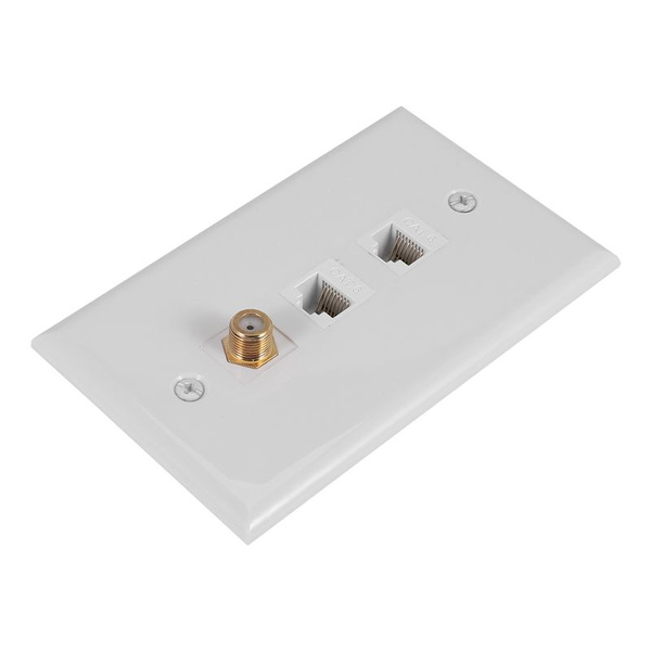 I P O C Коаксиальная Ethernet 2 порта Cat6 Rj45 и 1 порт F типа