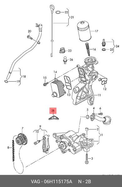 Фильтр масляный Sauvage 06H115175A - купить по выгодным ценам в ...