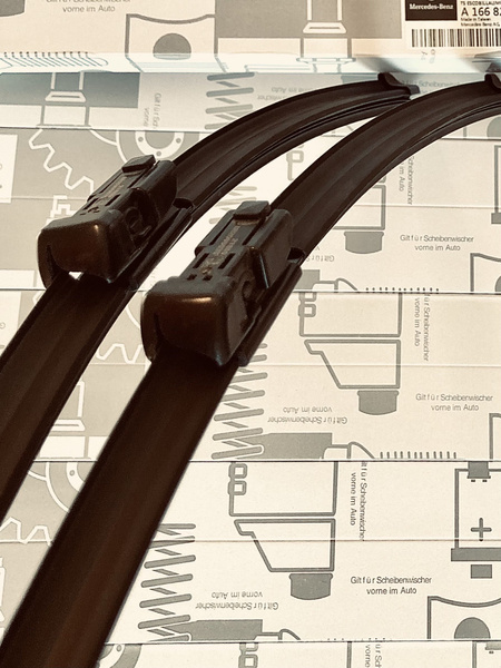 Комплект бескаркасных щеток стеклоочистителя Mersedes A166820104528 ...