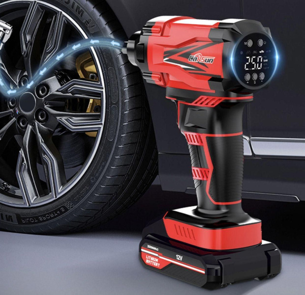Компрессор автомобильный цифровой для шин автономный 12V 150PSI ...