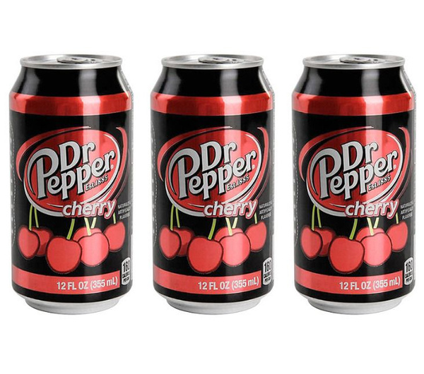 Dr.Pepper Газированный напиток Cherry, 330 мл, 3 шт - купить с доставкой по выгодным ценам в ...