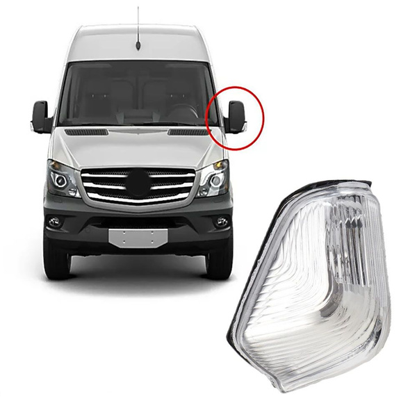 Линза указателя поворота левого бокового зеркала для Mercedes-Benz ...