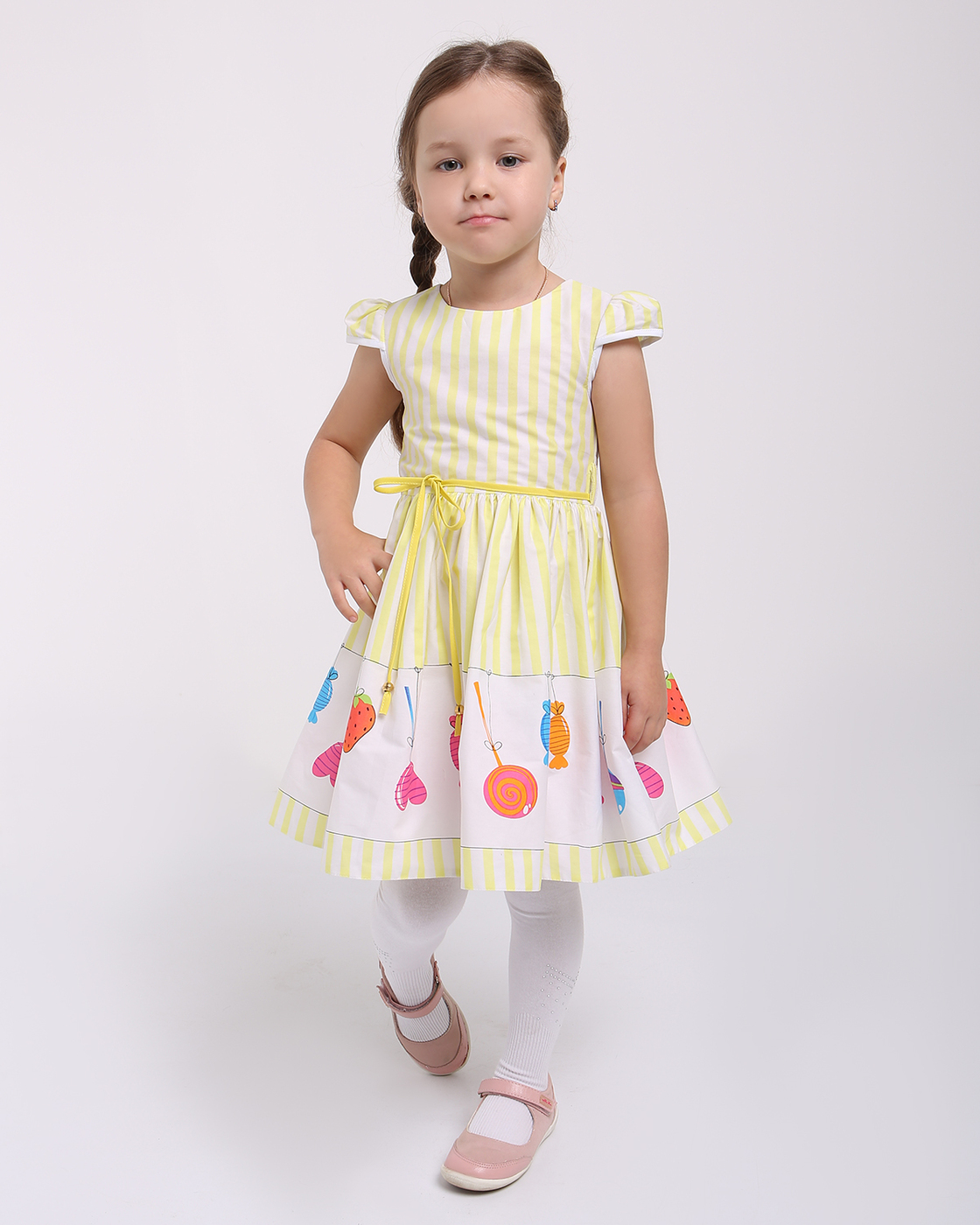 Платье, Светланка, А0380, Девочки, Лето, размер 110, 104, материал ...