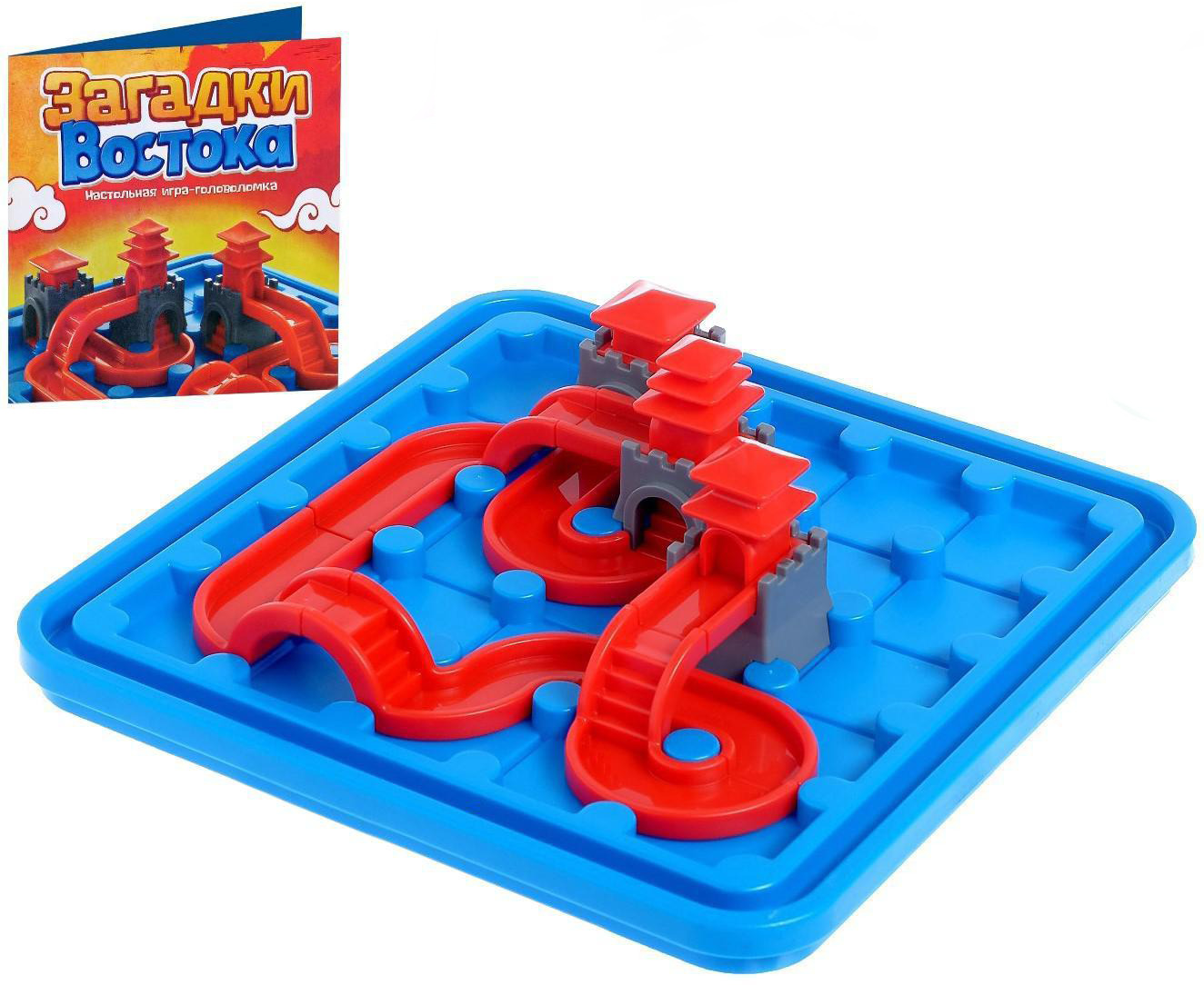 Настольная игра-головоломка "Загадки востока", набор: 3D поле ...