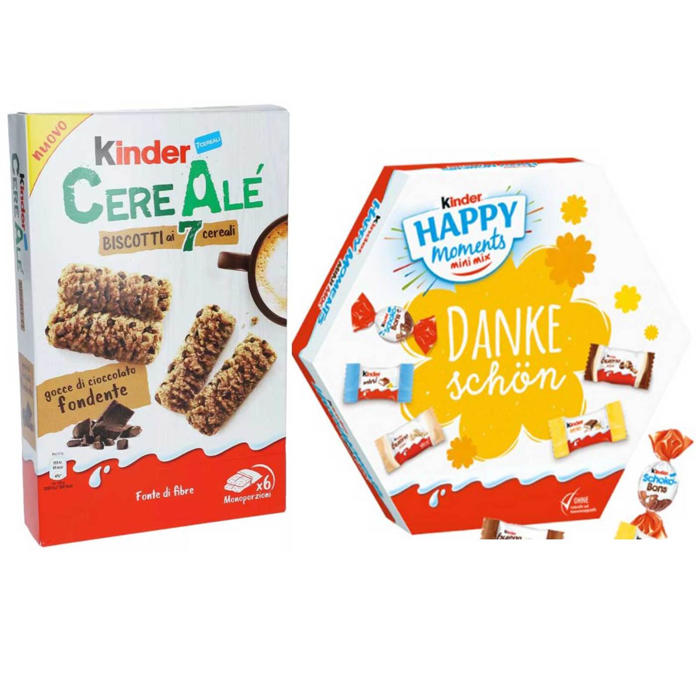 Конфеты Kinder happy moments mini mix 162 гр. и Печенье со злаками и ...
