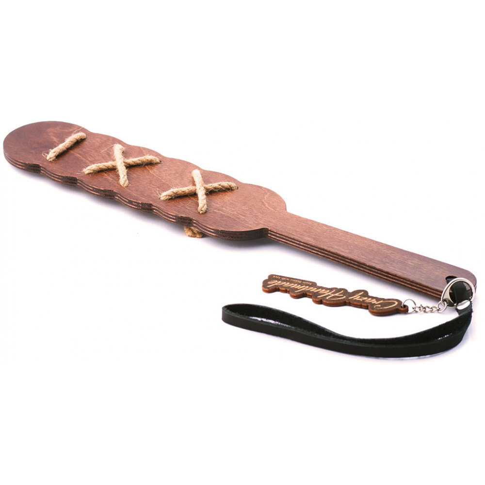 Деревянный паддл с джутовой шнуровкой Crazy Handmade Jute Paddle ...
