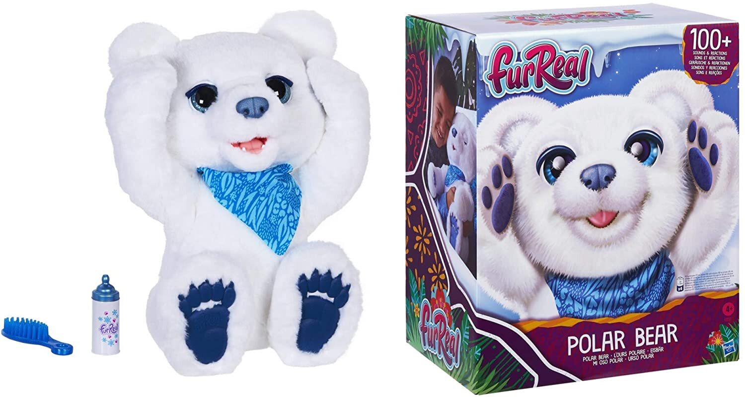 Интерактивный плюшевый полярный медведь furReal Polar Bear Cub ...