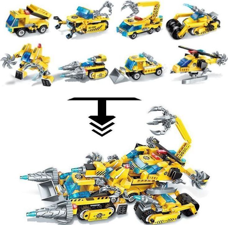 Конструктор BLOCKFORMERS МЕГАСТРОЙМОБИЛЬ серия CONNECTOR 8В1 — купить в интернет-магазине OZON с ...