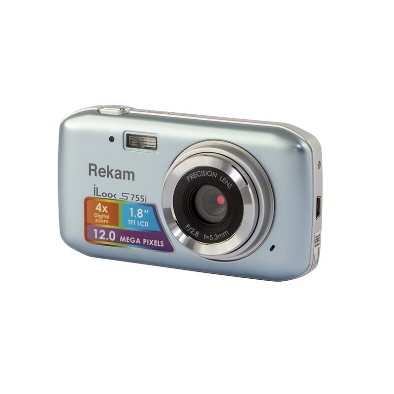 Компактный фотоаппарат Rekam iLook S755i, серый металлик - купить по ...