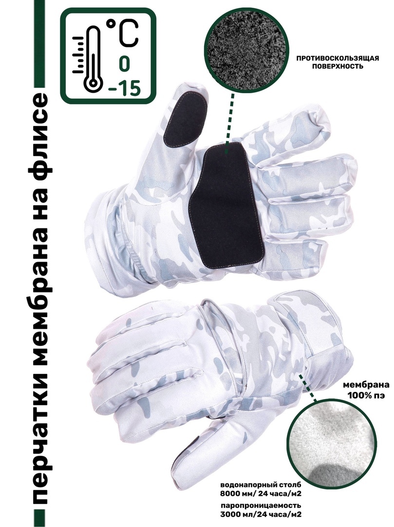 Перчатки для рыбалки Keotica Мембранные материалы M - купить по низким ...