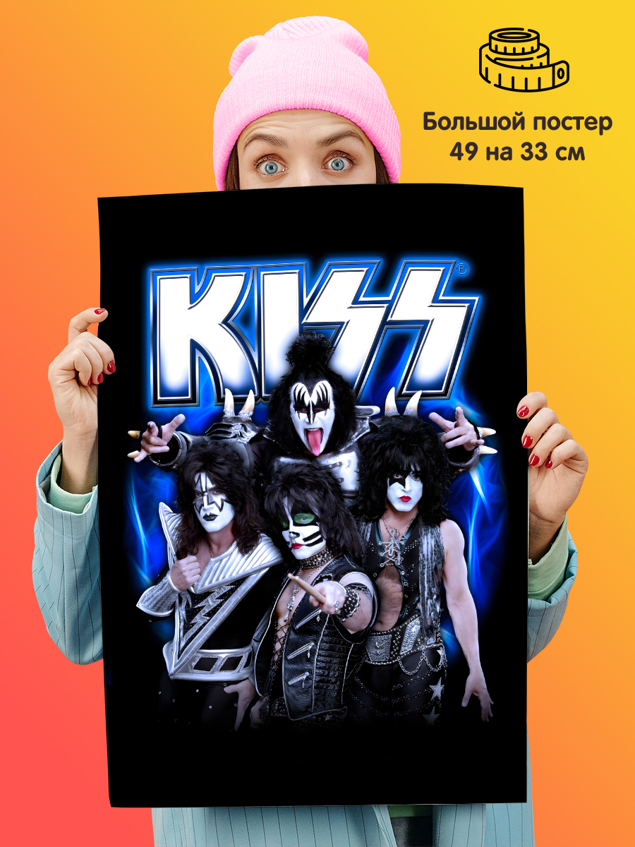 Плакат Группы Kiss – купить в интернет-магазине OZON по низкой цене