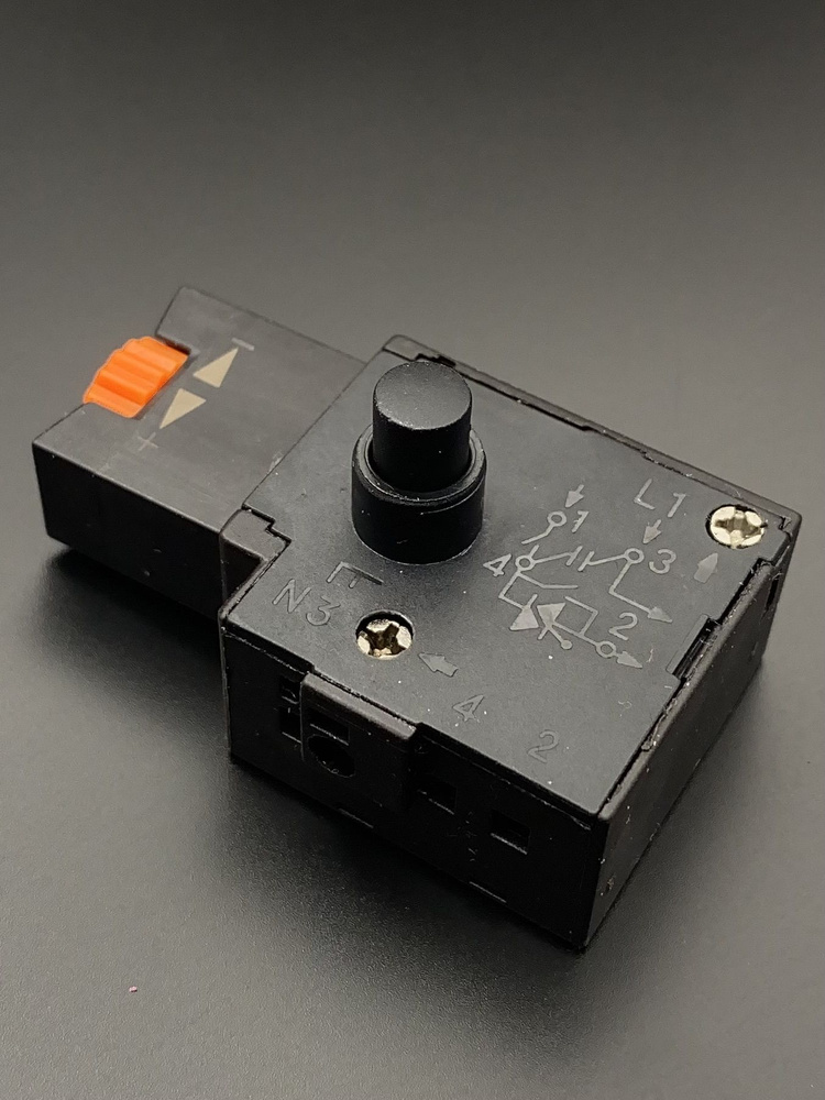 Выключатель (кнопка) мод. 03, 3,5 А, № 105 для дрели МЭС-300 - купить ...