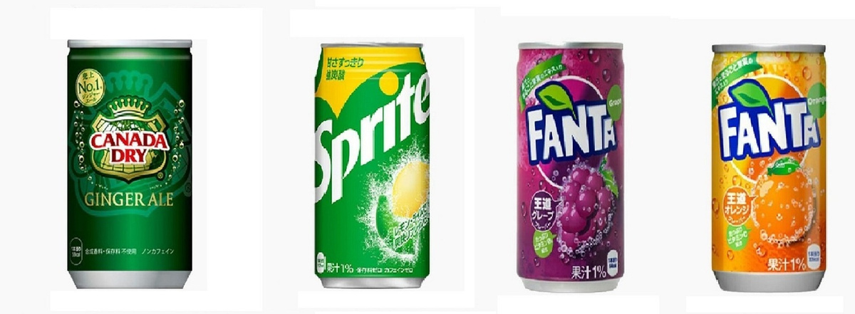 Газированный напиток Canada Dry Ginger Ale, Sprite, Fanta Grape, Fanta ...