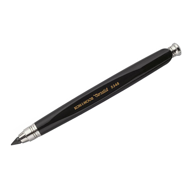 Карандаш цанговый Koh-I-Noor "Versatil" 5,6мм, черный корпус, металл ...
