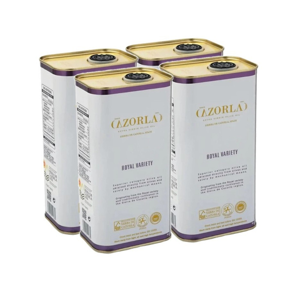 Cazorla Масло оливковое Royal, 4 шт * 1 л - купить с доставкой по ...