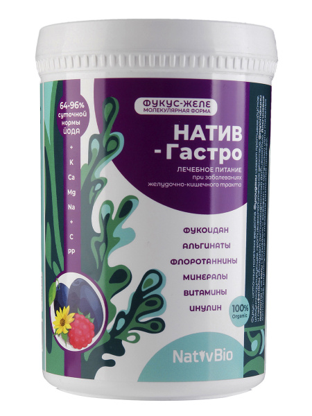 NativBio. Фукус-желе "Натив-гастро", лечебное питание, 500 г. купить на ...
