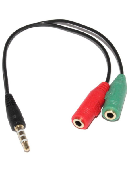 Аудио-разветвитель на микрофон и наушники Mini Jack 3.5 мм (M) - Mini ...