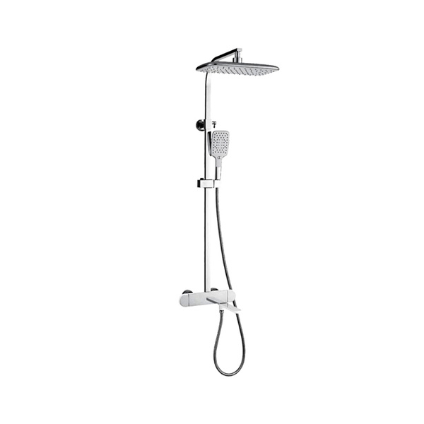 Gappo Душевой комплект G2483-50 серый металлик, белый - купить с доставкой по выгодным ценам в ...