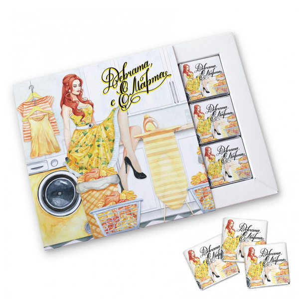 Шоколадный подарочный набор Choco Corp на 8 Марта для женщин, девушек, 9 плиток - купить с ...