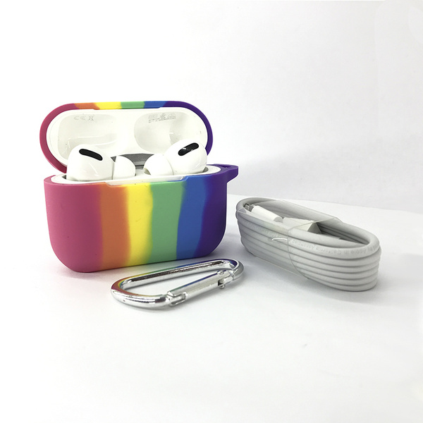 Силиконовый чехол для беспроводных наушников Apple AirPods pro (Аирподс ...