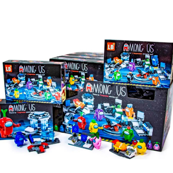 Амонг ас игрушка /Конструктор Набор 8 штук / Человечки 8 штук. - купить ...