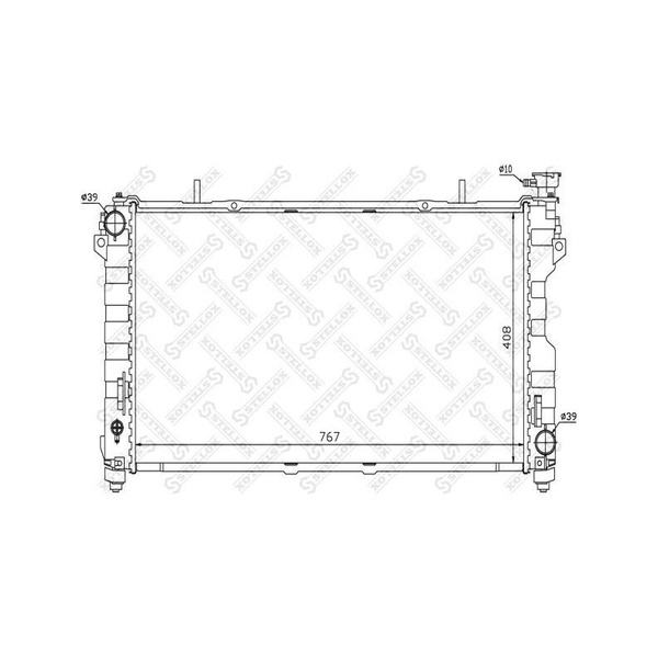Радиатор охлаждения - Stellox арт. 1025284SX - купить по выгодной цене ...