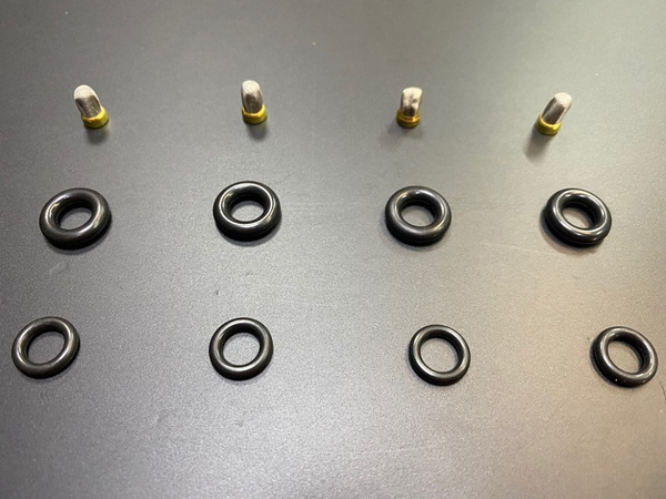 Комплект колечек топливной форсунки на 4 штуки Subaru EJ20 16611AA610 ...