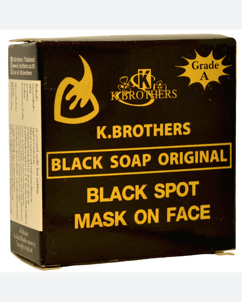 K.Brothers, Тайское мыло для лица против акне и черных точек Black Soap ...