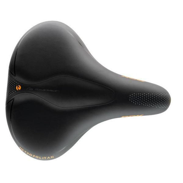 Седло велосипедное DDK D-5347SD комфорт, для города, наполнитель гель и ...