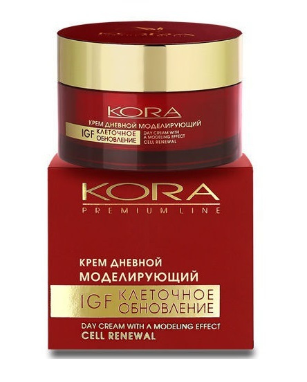 KORA крем дневной моделирующий антивозрастной против морщин 50 мл - купить с доставкой по ...