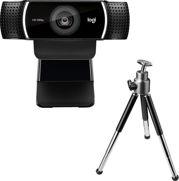 Logitech Web-камера с микрофоном Pro Stream C922 HD, черный купить на ...