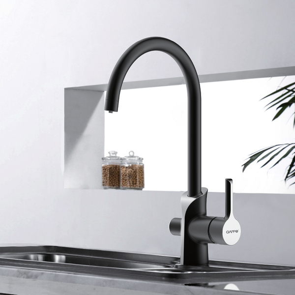 Смеситель Gappo G4303-6 Латунь С краном для питьевой воды, Гибкая подводка - купить по выгодным ...