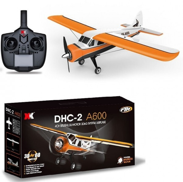 Радиоуправляемый самолет XK Innovations A600 (DHC-2 Beaver) 3D RTF с автопилотом - XK-A600 ...