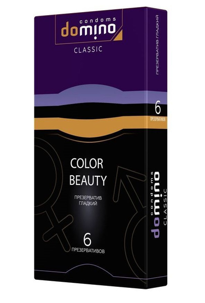 Разноцветные презервативы Domino Classic Colour Beauty 6 шт купить