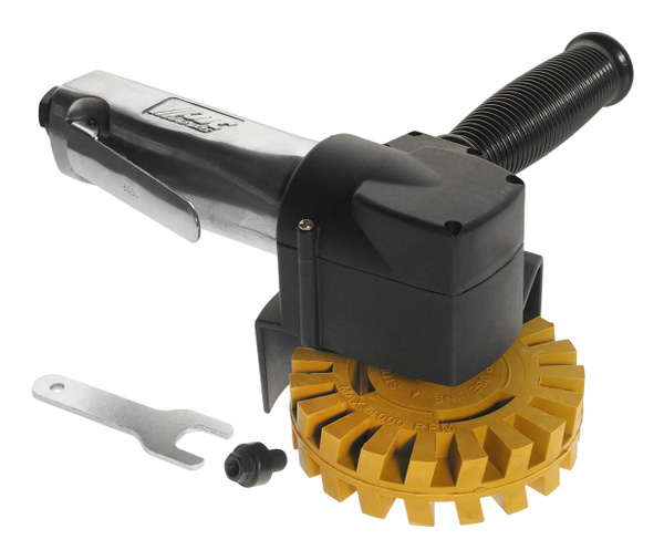 Машинка пневматическая шлифовальная угловая 3600об/мин., 90PSI, штуцер 1/4, 200х110мм JTC-5642 ...