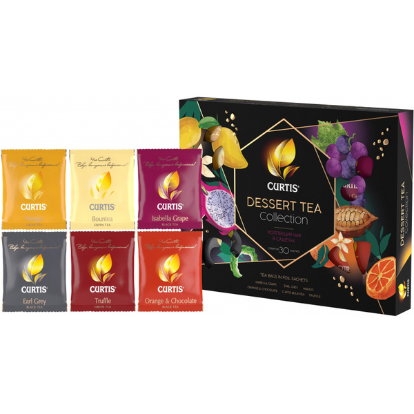 Чай Curtis ассорти Dessert Tea Collection, 30шт/уп - купить с доставкой ...