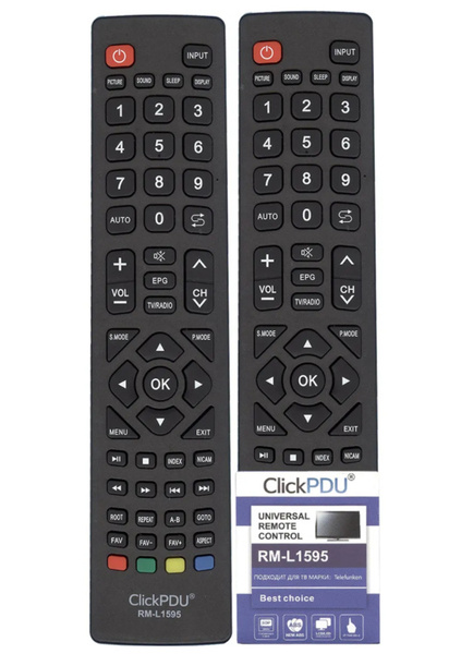 Пульт ДУ ClickPDU RM-L1595 - купить по выгодной цене в интернет-магазине OZON (327275427)
