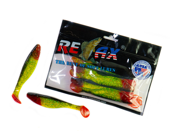 Приманка силиконовая RELAX KOPYTO 5" (12 см) S067R 5шт - купить по ...