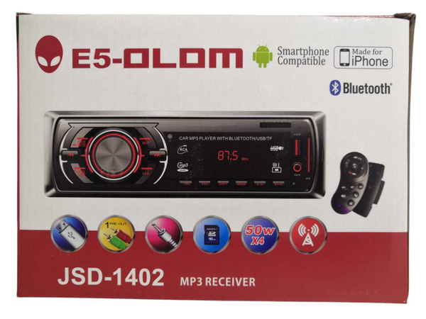 Автомагнитола медиа ресивер E5-OLOM JSD-1402 USB Bluetooth SD Пульт ...