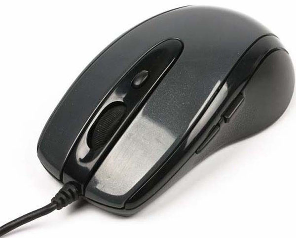 Мышь проводная A4Tech N-708X-1 V-Track Padless N-708X, серый - купить ...
