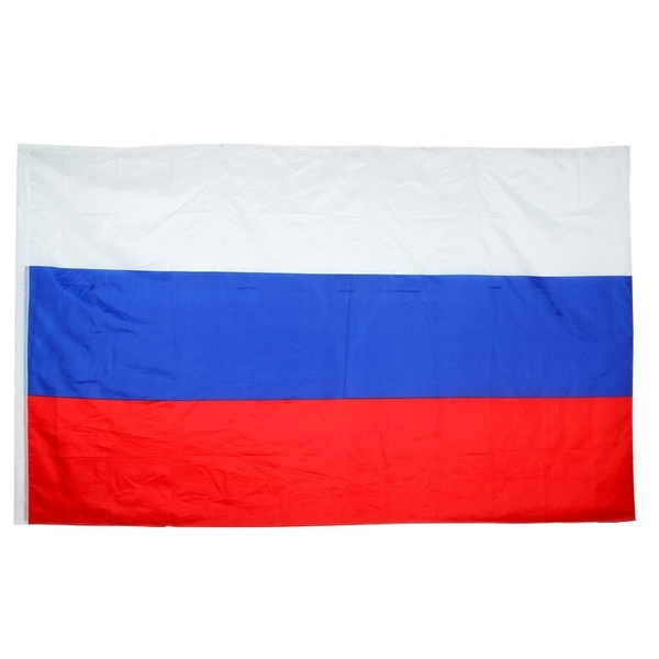 Флаг России, 150*250 см, полиэстер - купить Флаг по выгодной цене в ...