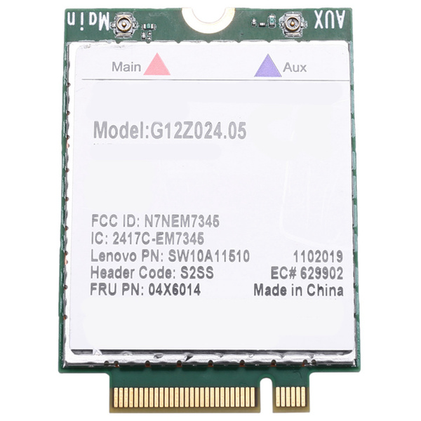 Беспроводная сетевая карта ноутбука для модуля Lenovo EM7345 LTE 4G ...